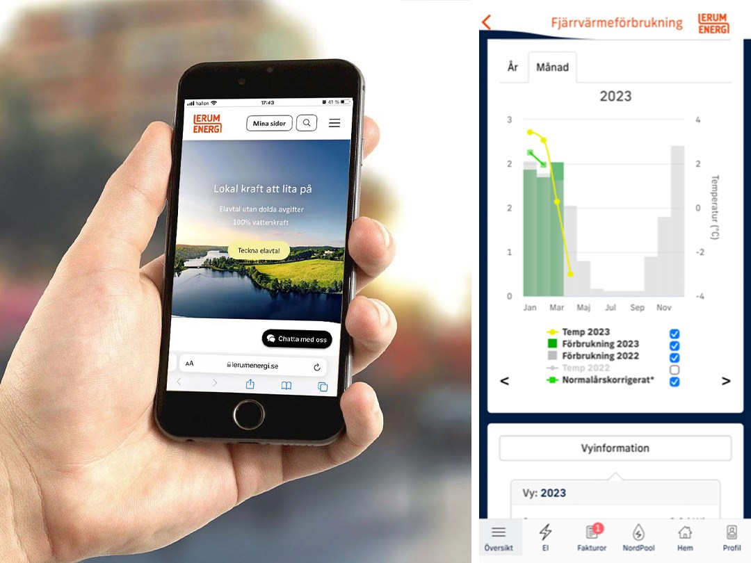 Nya funktioner i App och Mina Sidor